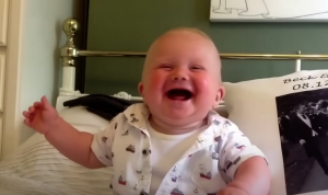 Baby Laughing And Chuckling. Baby Isaac Laughing Hard At His Silly Dad ...