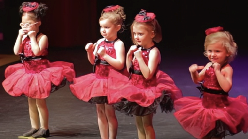 4 Little Girls Line Up for Dance Recital – But Watch the One on Each ...