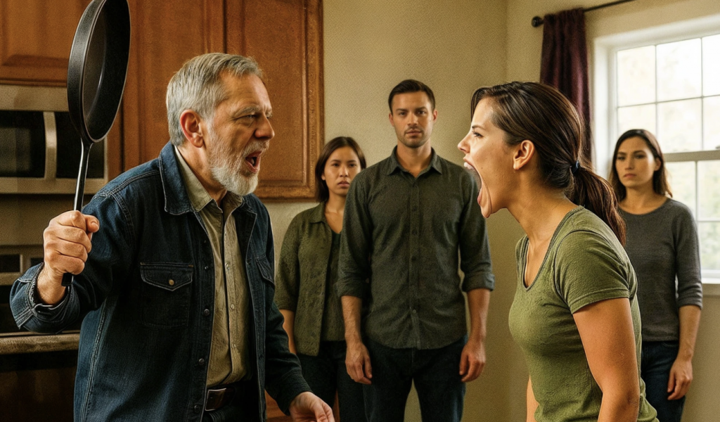 My father-in-law screamed, “You damned freeloader!” and hit me with a ...